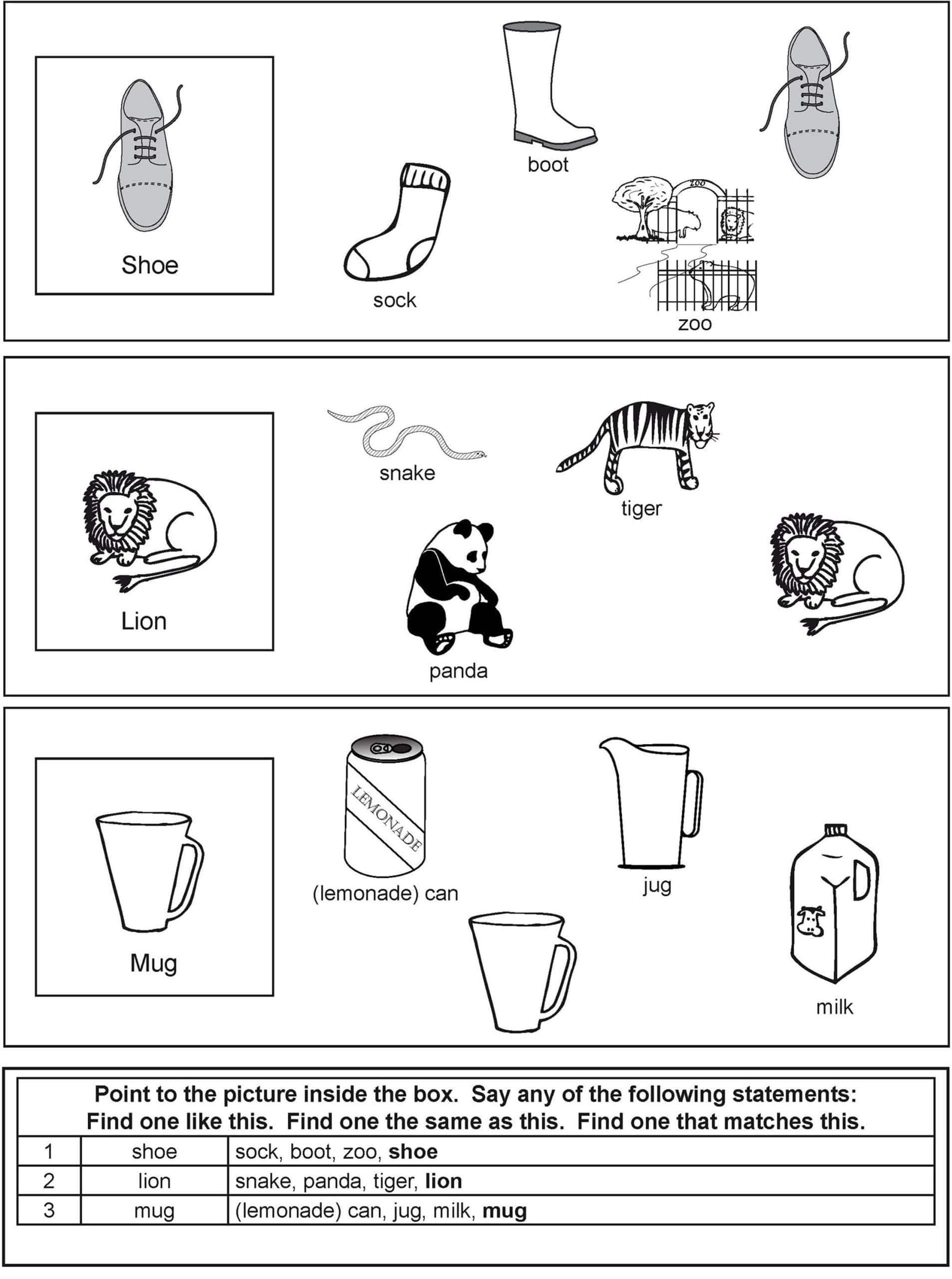 Matching Objects - Wise Words Australia