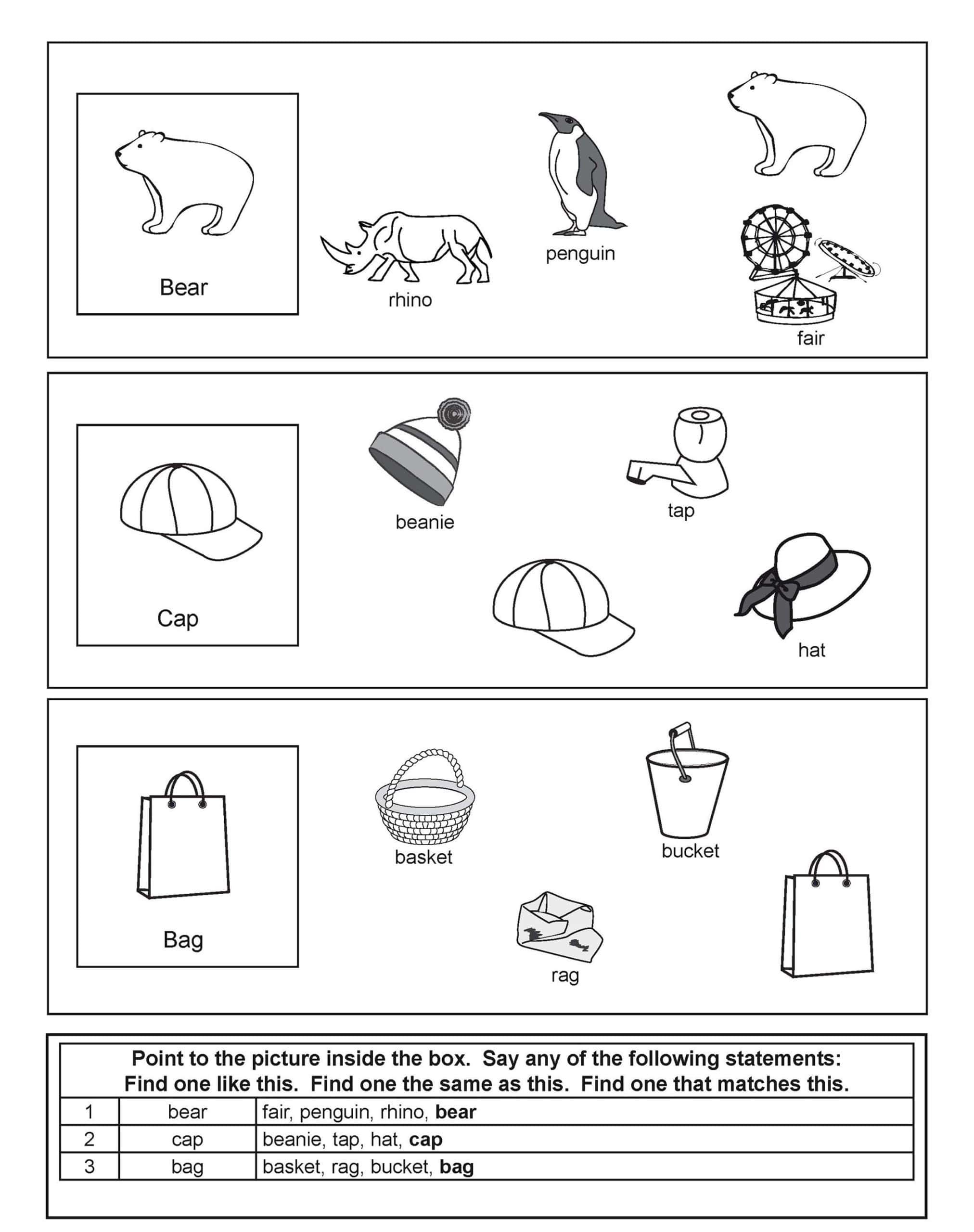 Matching Objects - Wise Words Australia