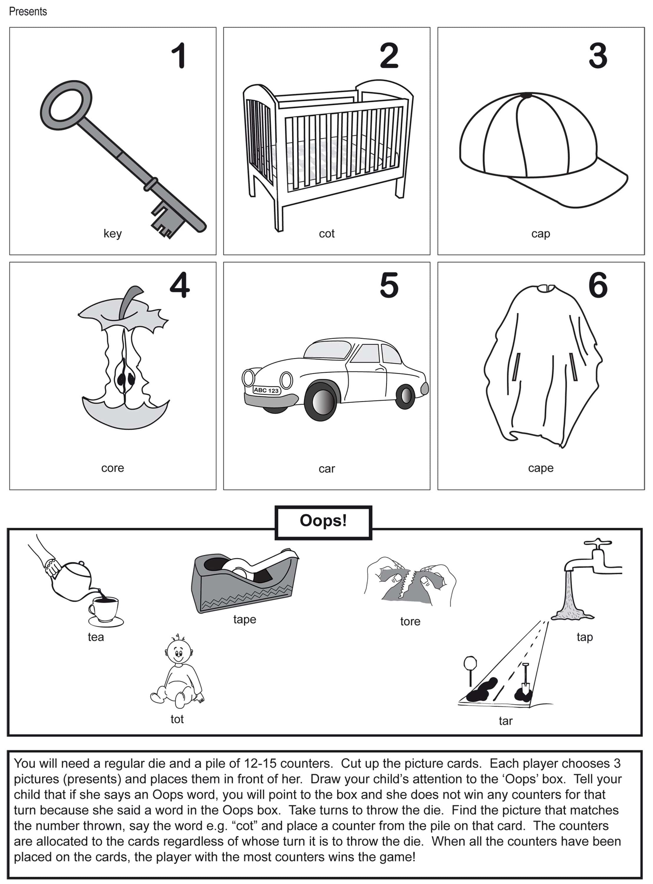 Minimal Pairs k - t - Wise Words Australia
