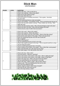 Stick Man - Julia Donaldson - Wise Words Australia